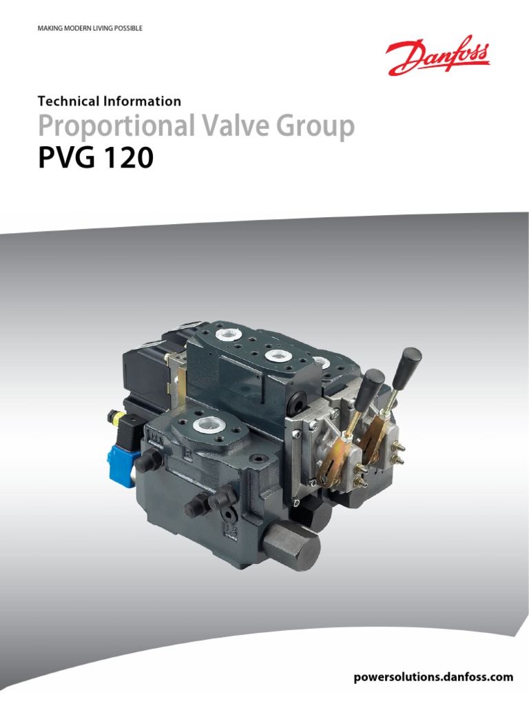 Rozdzielacze Hydrauliczne Danfoss PVG 120 | PDF | Valve | Actuator