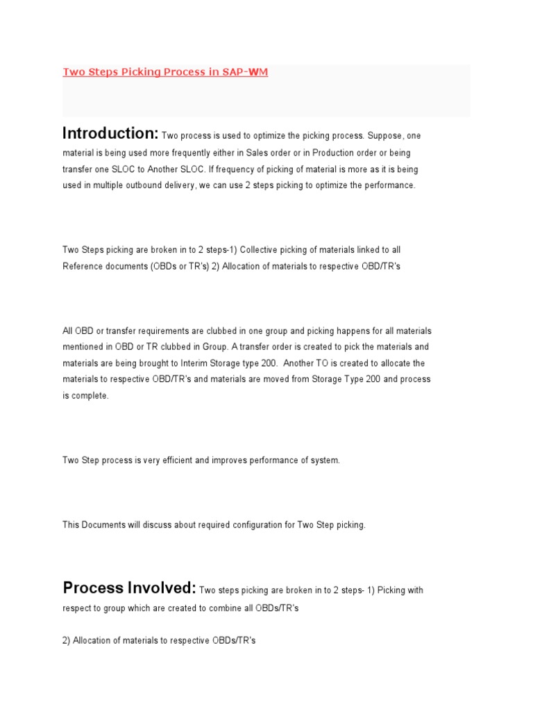 two-steps-picking-process-in-sap-pdf-warehouse-information-technology