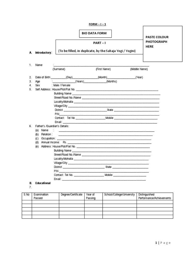 Marriage Application Forms Indian Applicants - 2020 | PDF | Divorce