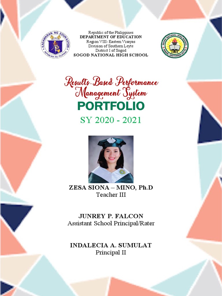 My Rpms Cover Page 2020-2021 | PDF