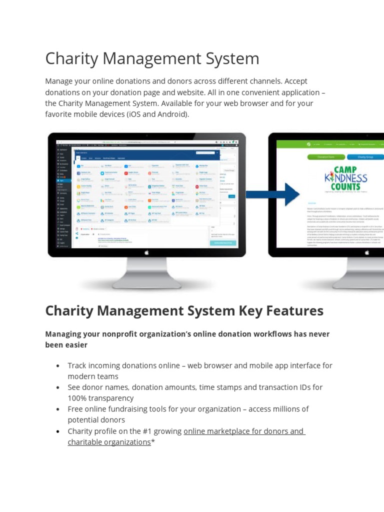 Charity Management System | PDF