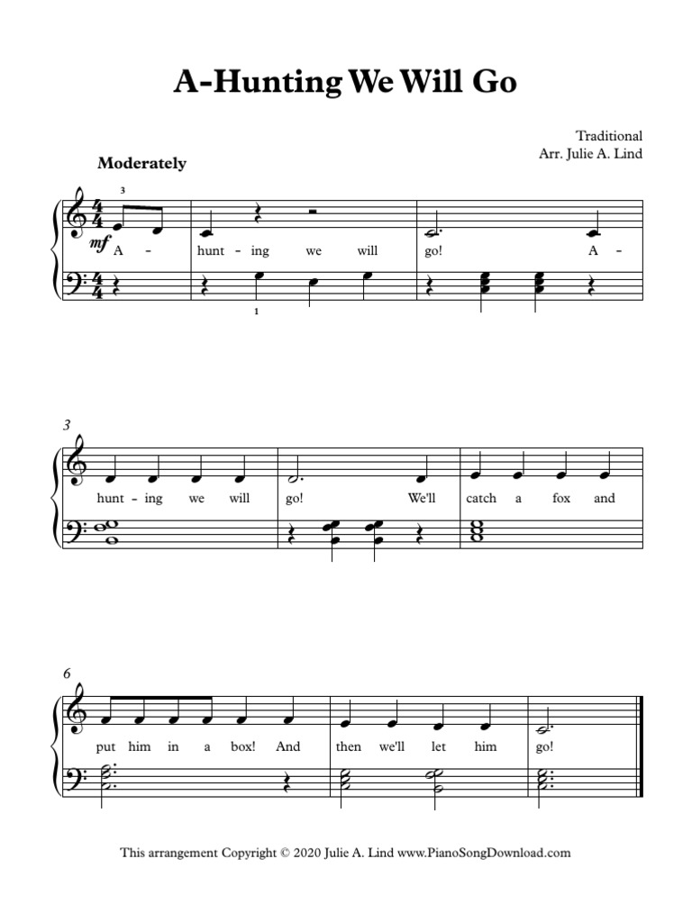 A Hunting We Will Go 2 | PDF