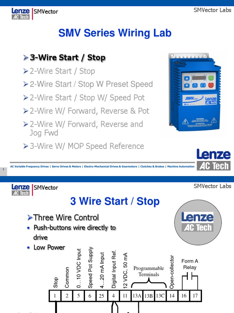 3-Wire Start/Stop Motor Wiring Guide | PDF | Electric Motor | Automation