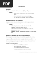 Appositives and Appositive Phrases - Worksheet | PDF | Language ...