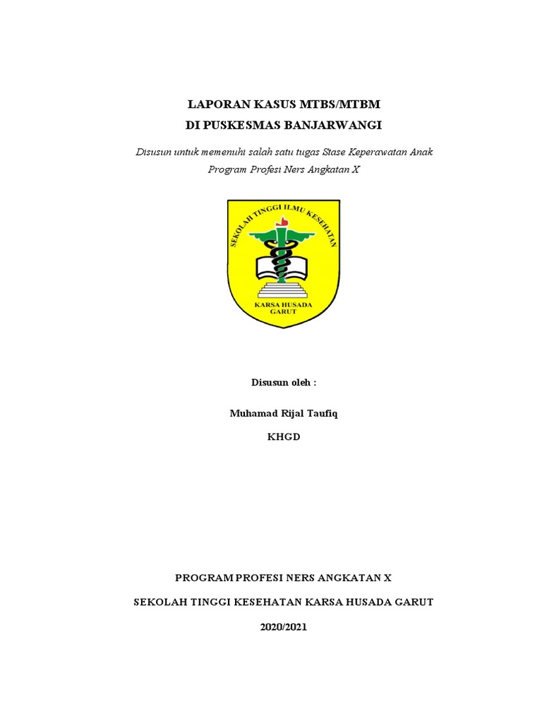 Laporan Kasus MTBS | PDF