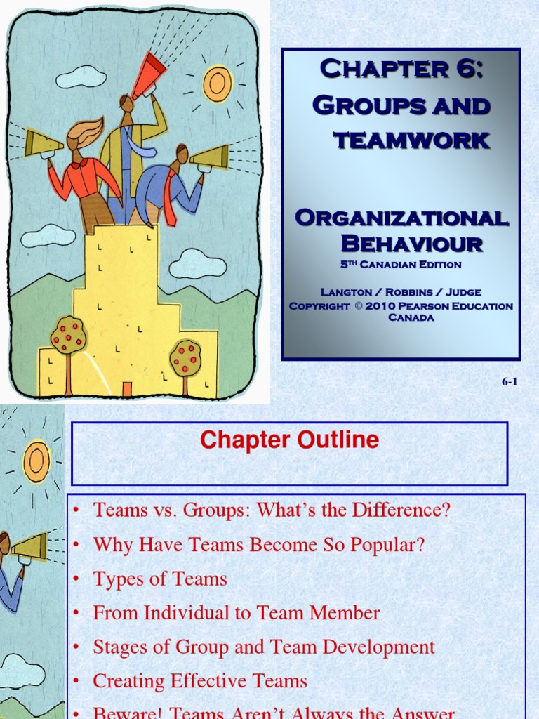 Groups and Teamwork: Organizational Behaviour | PDF | Organizational ...