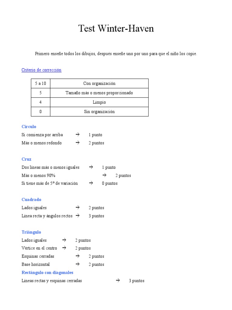 Test Winter Haven | PDF