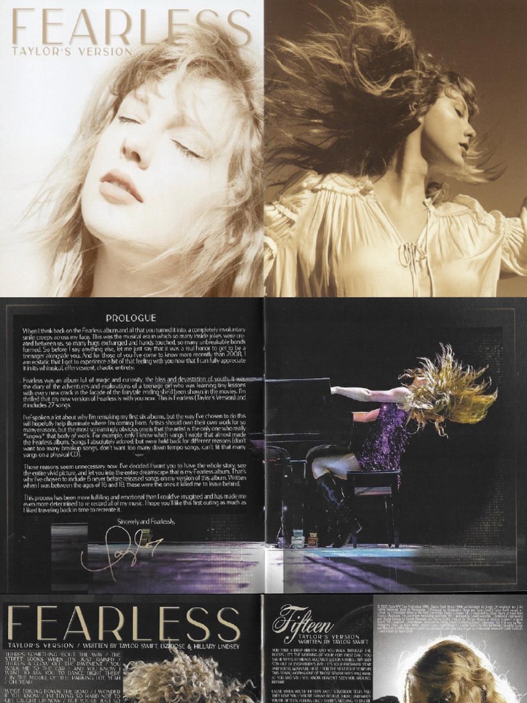 Fearless (Taylor's Version) Digital Booklet | PDF