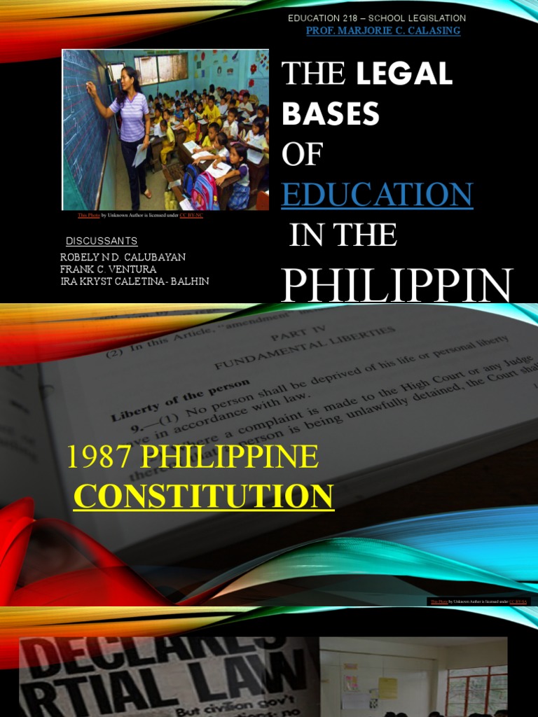 Legal Bases of Education | PDF | Citizenship | Creative Commons License