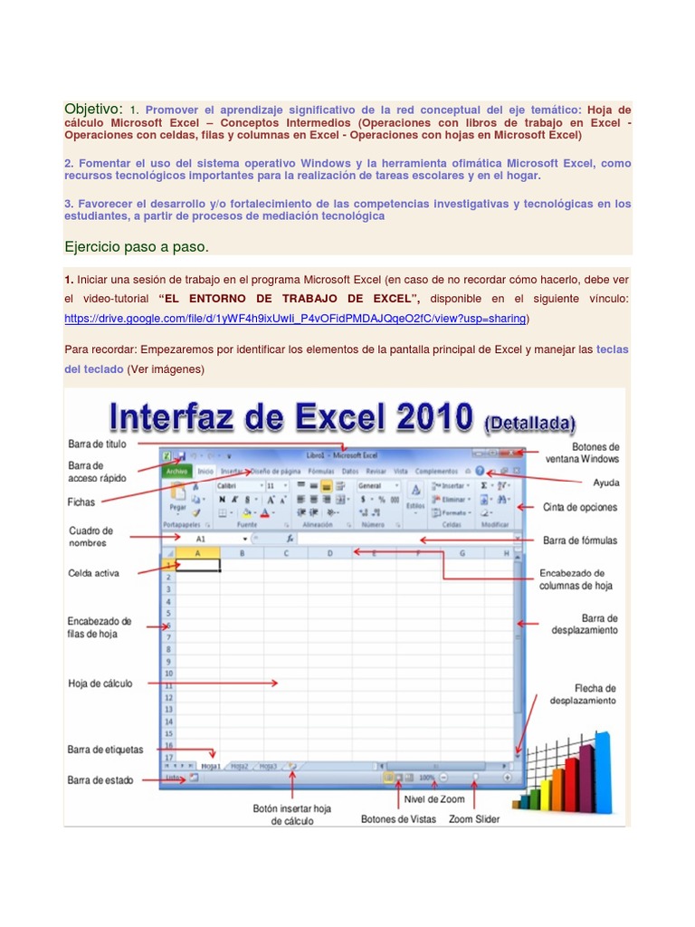 Práctica 01 - Operaciones Con Libros, Celdas, Filas, Columnas y Hojas de Trabajo en Excel | PDF ...