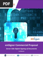 EMudhra ESign User Guide v1.2 | PDF | Authentication | Cyberspace