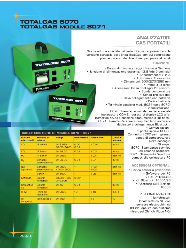 Ficha Tecnica 8070 - 8071 | PDF