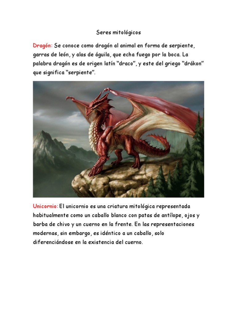 Seres Mitológicos | PDF