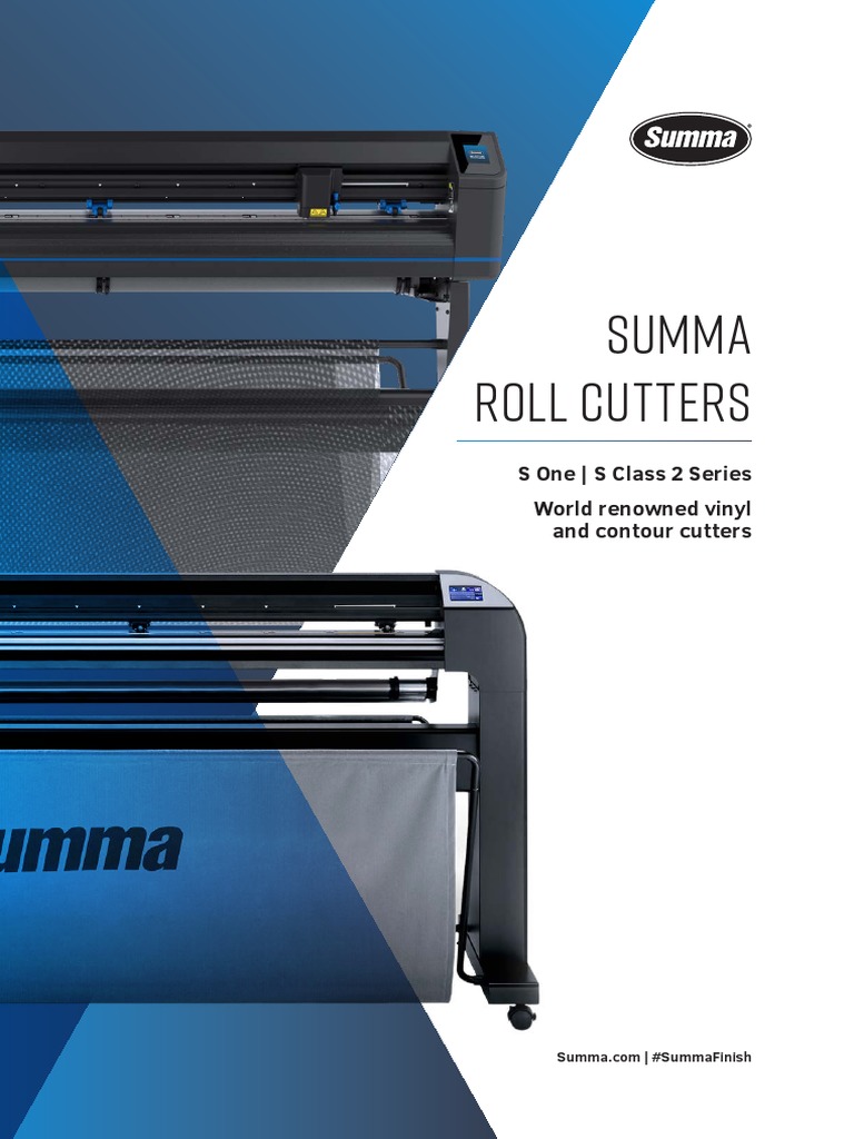 Summa Roll Cutters: S One - S Class 2 Series World Renowned Vinyl and ...