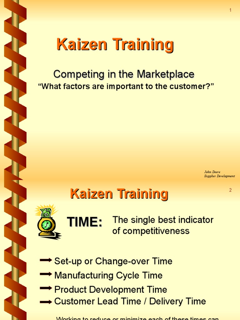 Kaizen Basics | PDF | Secondary Sector Of The Economy | Business ...