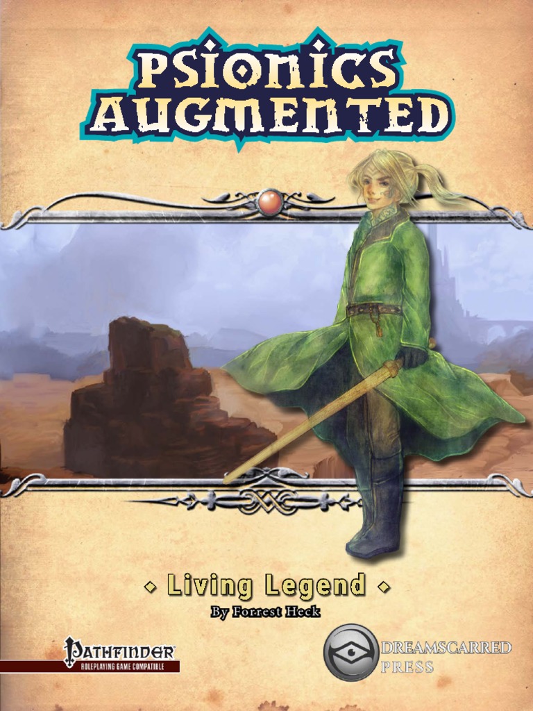 Psionics Augmented: Occult: Living Legend | PDF | Magician (Fantasy)