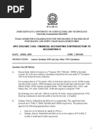 Accounting Grade 9 June Exam - Part 1 | PDF | Debits And Credits ...