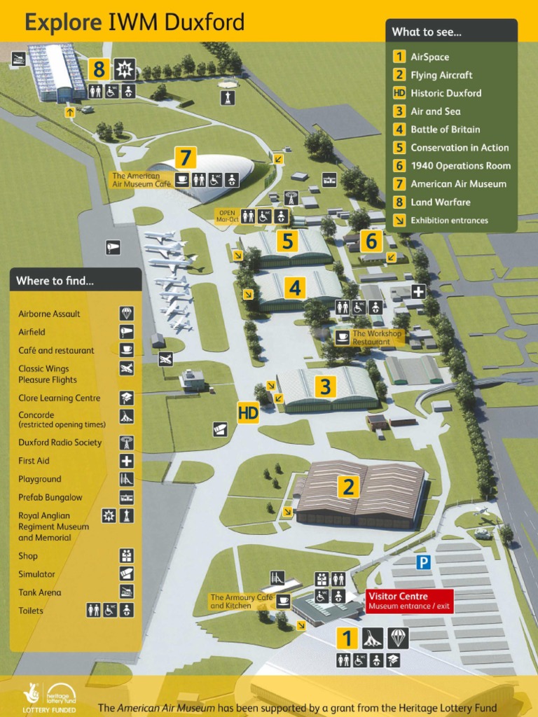 September 2018 Duxford Visitor Map FEB | PDF