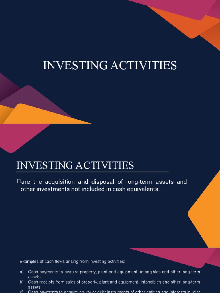 Overview of Investing Activities | PDF | Investing | Securities (Finance)