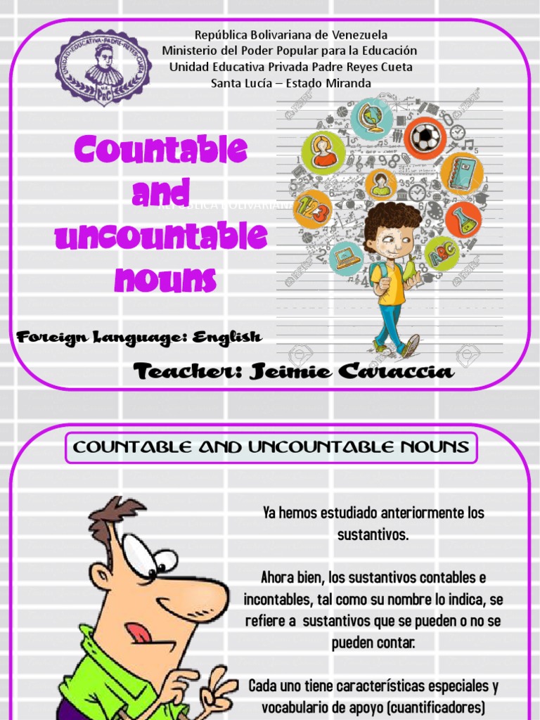 Count and Uncount Nouns Study Guide | PDF | Idiomas