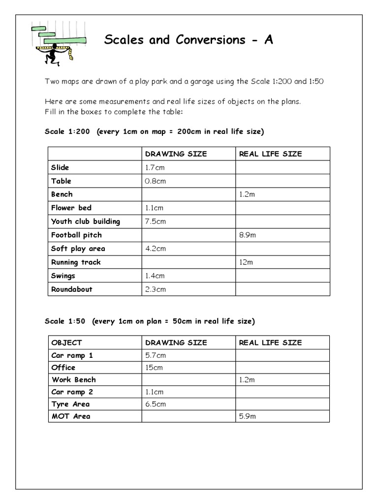 Scales and Conversions - A | PDF | Units Of Measurement | Distance