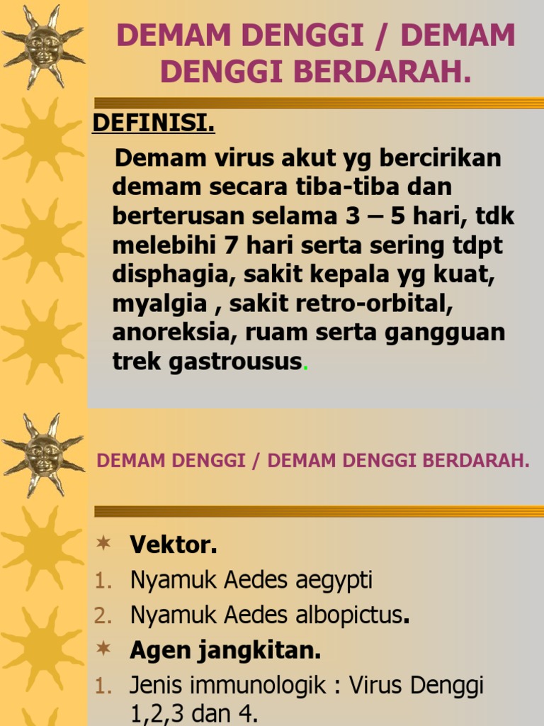 Simptom dan Pengendalian Demam Denggi | PDF