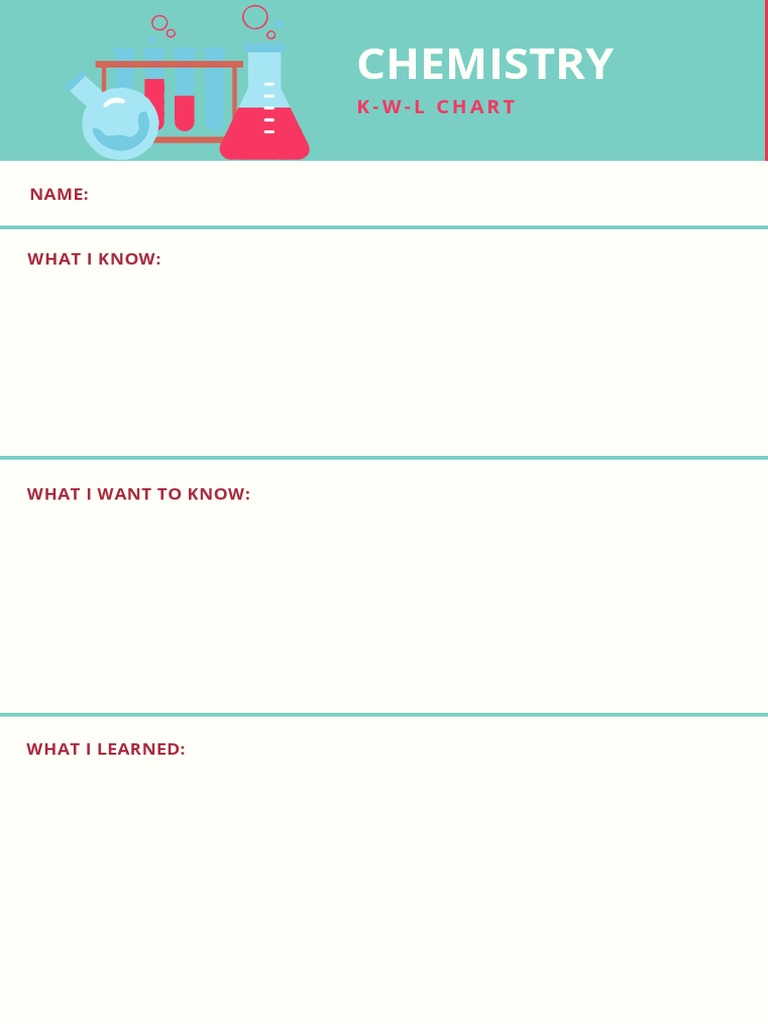 Chemistry KWL Chart | PDF | Travel | Classics