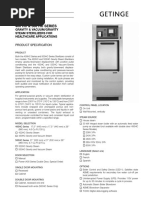 GETINGE GSS67H PROD SPEC 141024 Rev01 | PDF | Computers