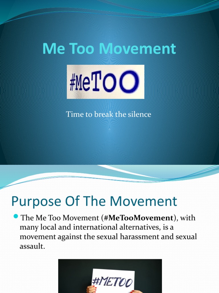 Me Too Movement | PDF | Injustice | Social Institutions