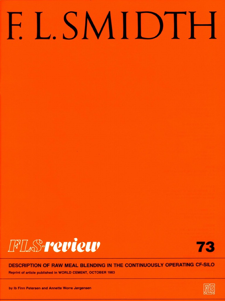 CF-Silo Blending Process Guide | PDF | Fluid Dynamics | Teaching ...