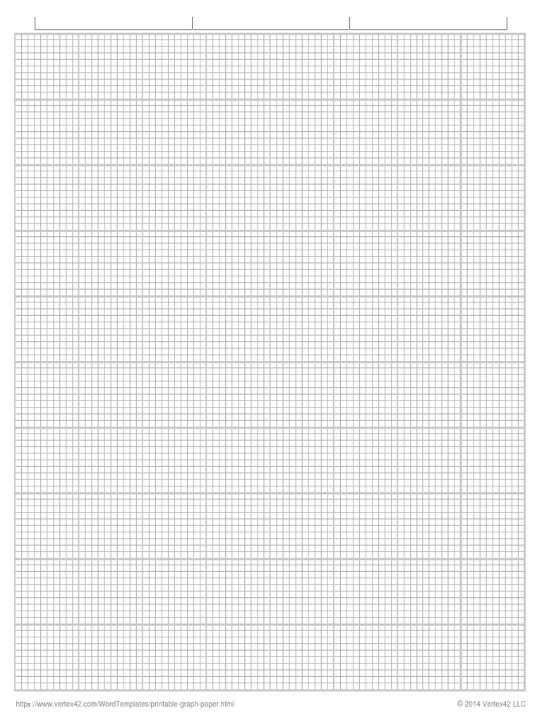 Printable Graph Paper 10x1 Inch | PDF