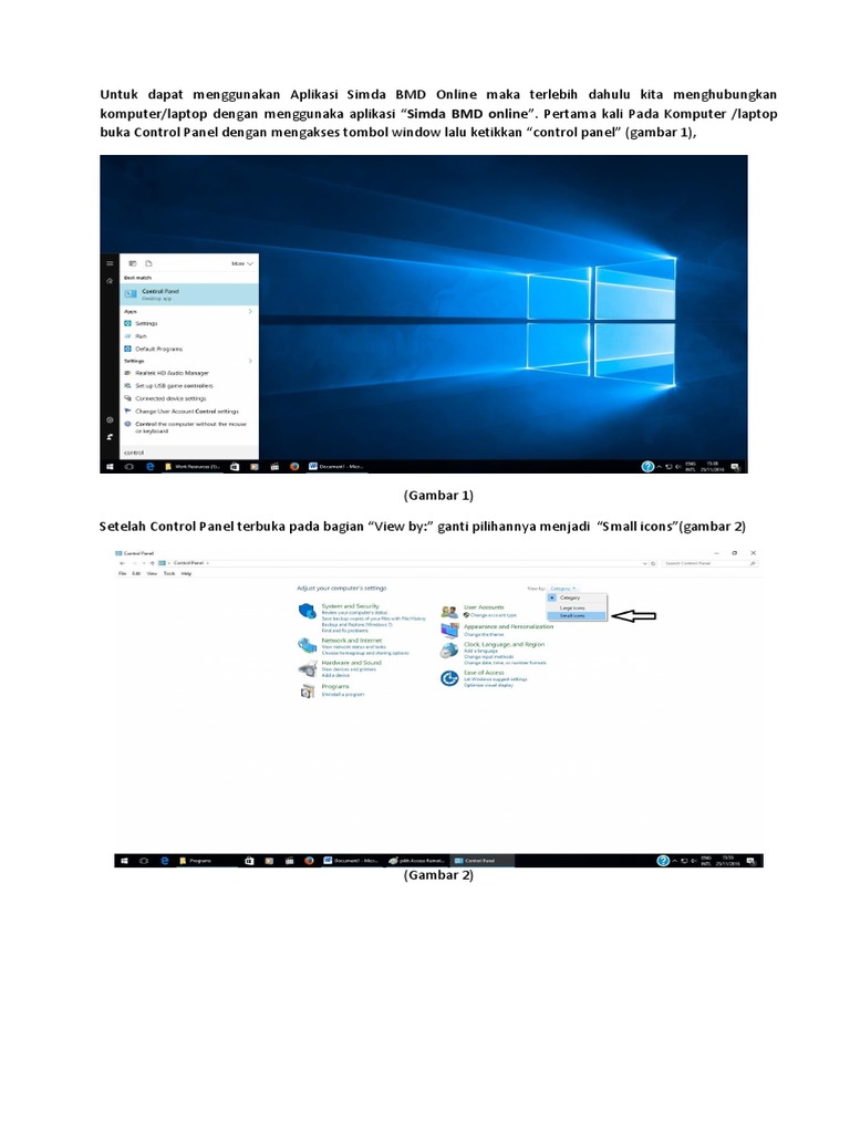 Panduan Koneksi Aplikasi Simda BMD | PDF | Teknologi & Rekayasa