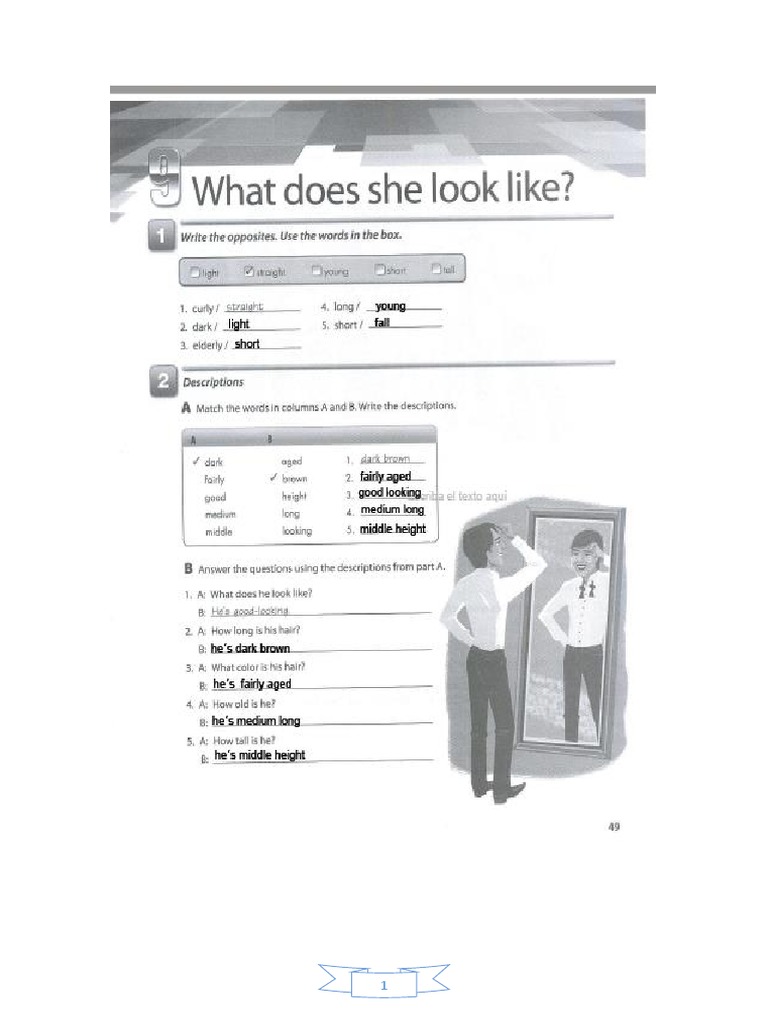 Workbook Unit 9 | PDF