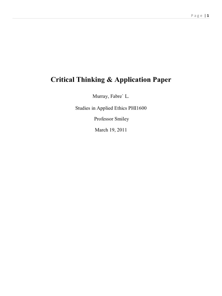 CTAP | PDF | Utilitarianism | Medical Specialties