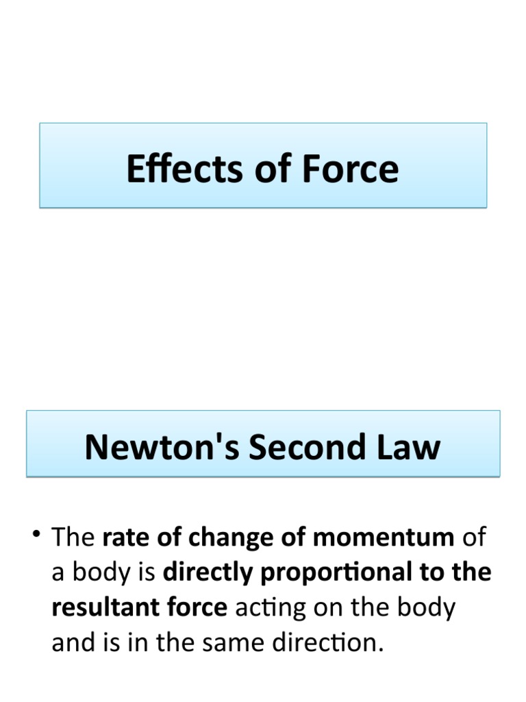 Effects of Force Effects of Force | PDF