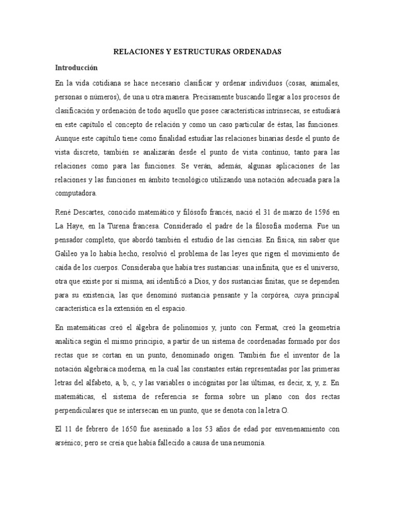 Discreta Mate 004 | PDF | René Descartes | Geometría