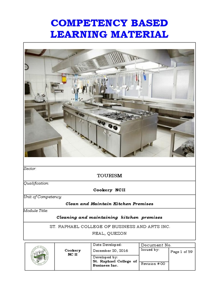 Core 1 Clean and Maintain Kitchen Premises | PDF | Disinfectant | Receipt