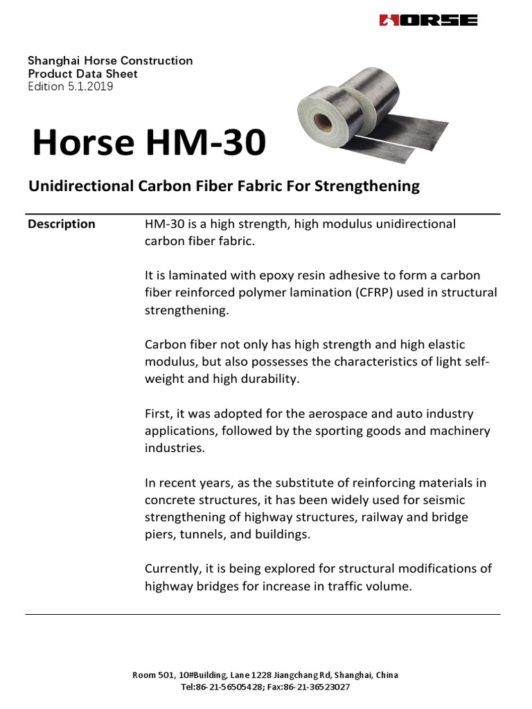 Unidirectional Carbon Fiber Fabric HS Code | PDF | Building Materials ...