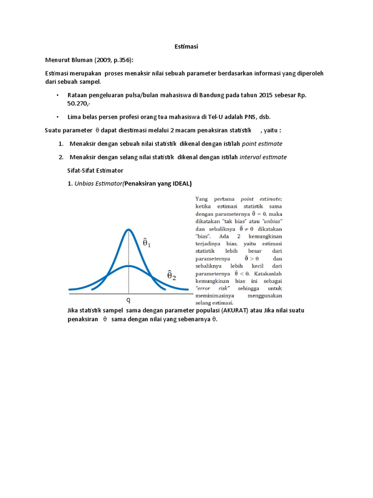 Estimasi Statistika Industri | PDF