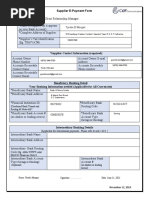 Entity Maintenance Form for Suppliers | PDF | Identity Document