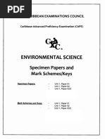 Env Sci Unit 1 2024 | PDF