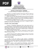 1ST SOSA 2016 Narrative | PDF | Pedagogy | Teaching