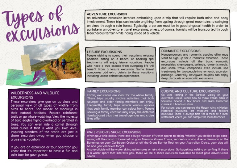 Types of Excursions | PDF