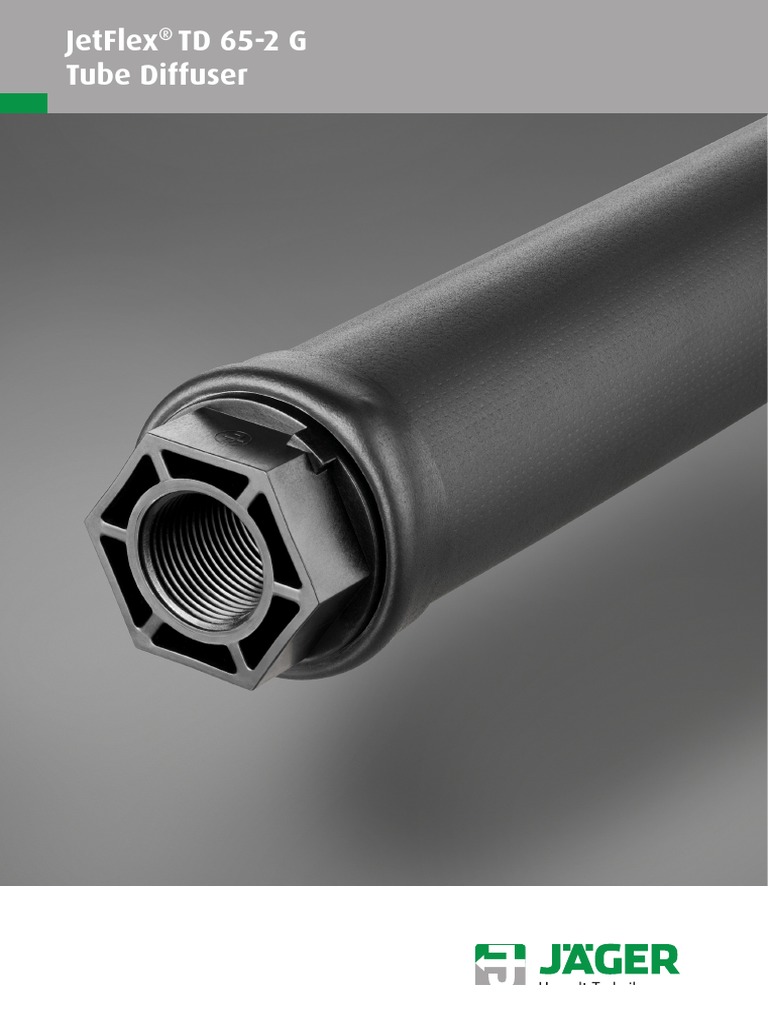 2016-00477 JetFlex® TD 65-2 G Tube Diffuser | PDF | Pipe (Fluid ...