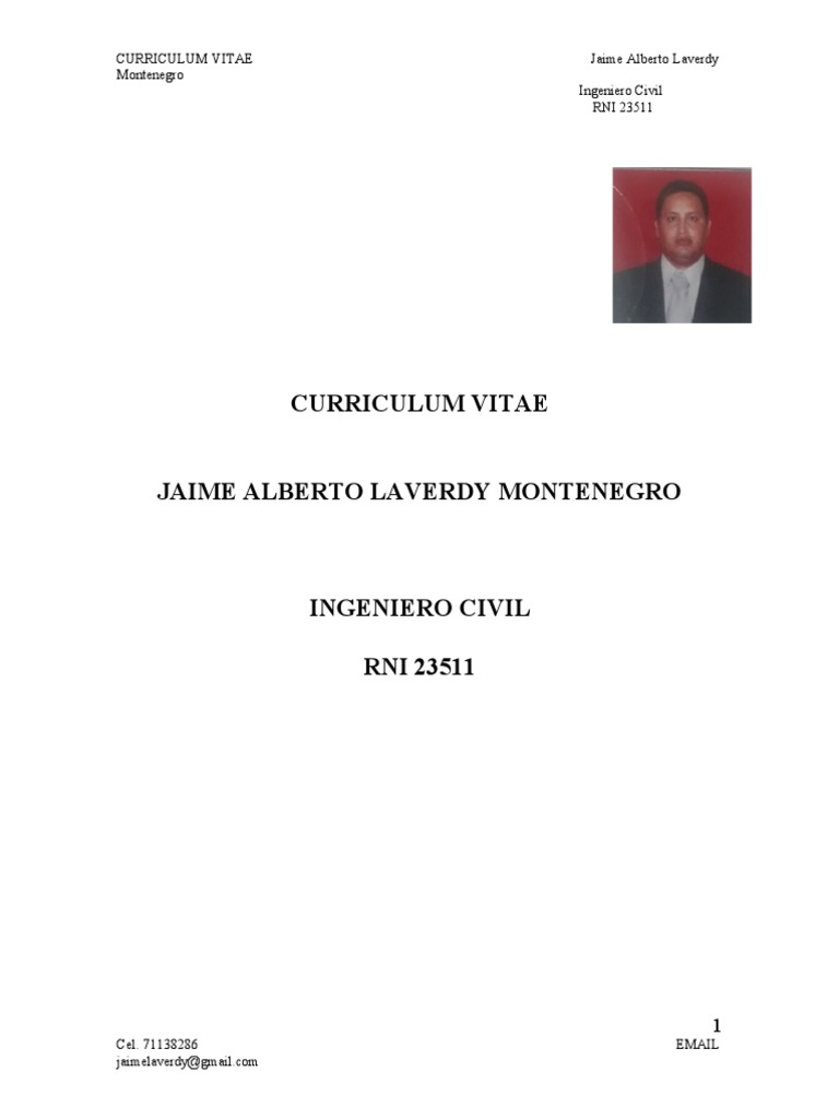 Curriculum Vitae Jaime | PDF | Educación avanzada