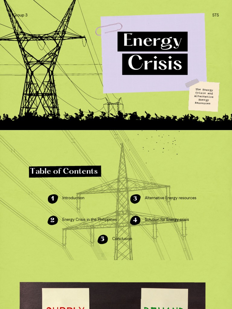 Energy Crisis | PDF | Sustainable Energy | Energy Crisis