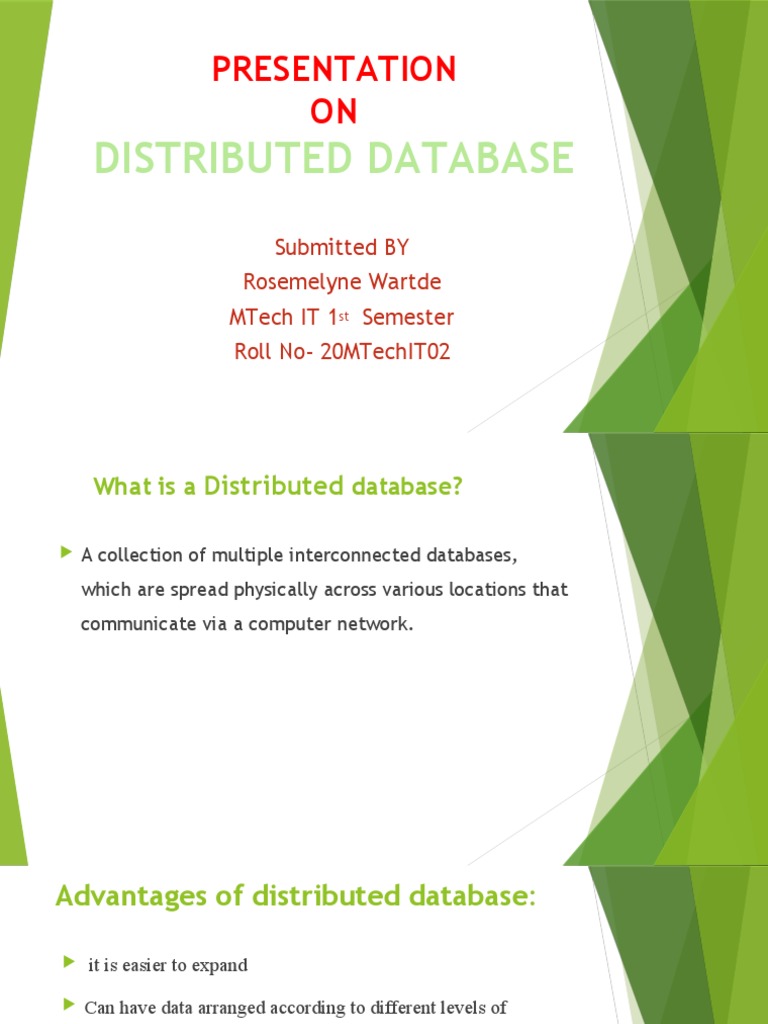 Distributed Database | PDF | Database Transaction | Databases