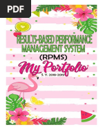 Editable RPMS PORTFOLIO | PDF | Educational Assessment | Lesson Plan
