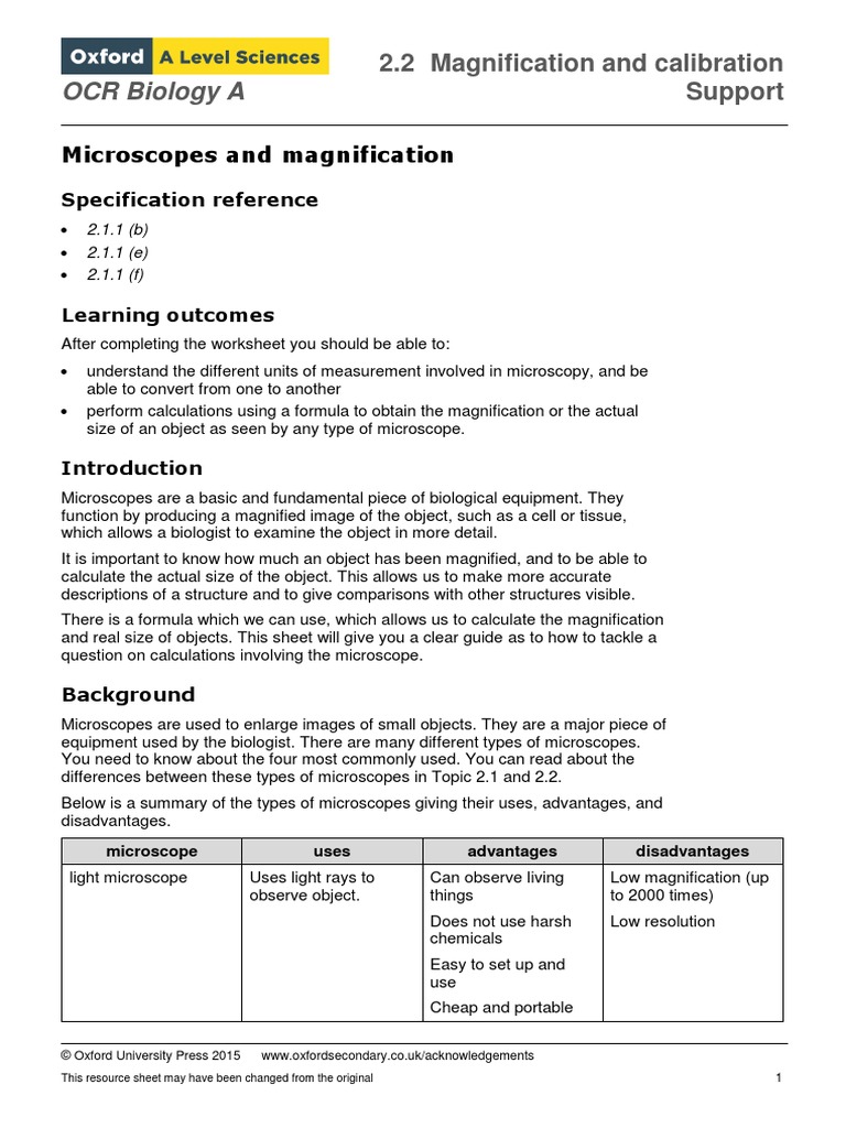 Microscope and Measuring Questions | PDF | Microscope | Microscopy