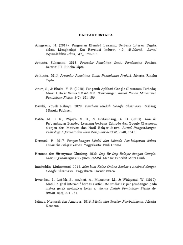 Dapus Proposal | PDF